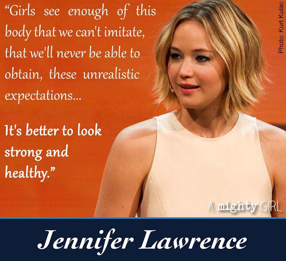 Jennifer Lawrence Quote About Body Image