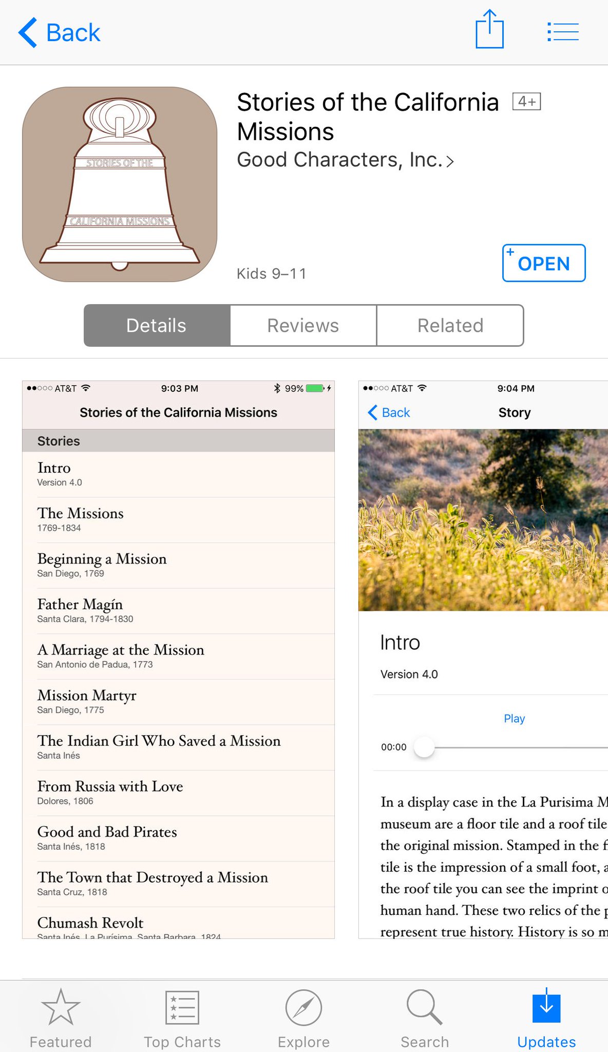 California Missions on Twitter: "Happy that our #missions #iOSapp 4.o ...