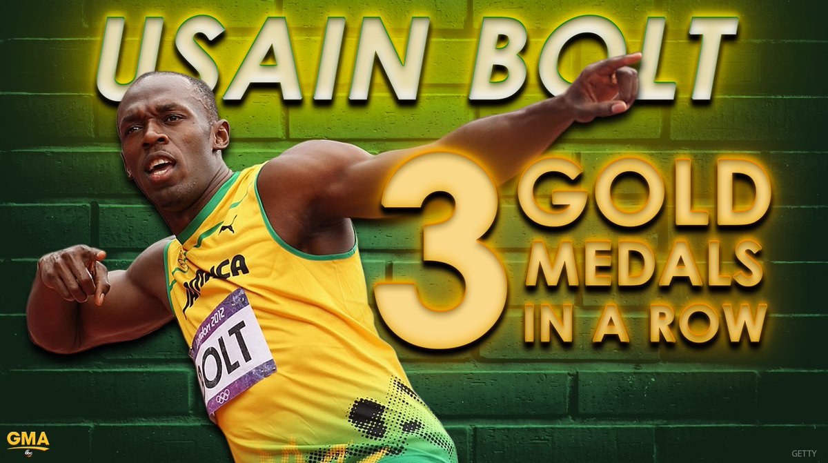 Usain Bolt: First Olympian in history to win 3 Gold Medals in 2 ...