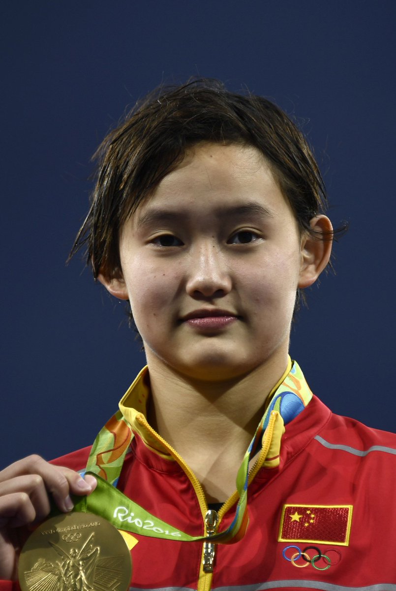 Chinese: 15-year-old Chinese diver Ren Qian claims gold in women’s 10m ...