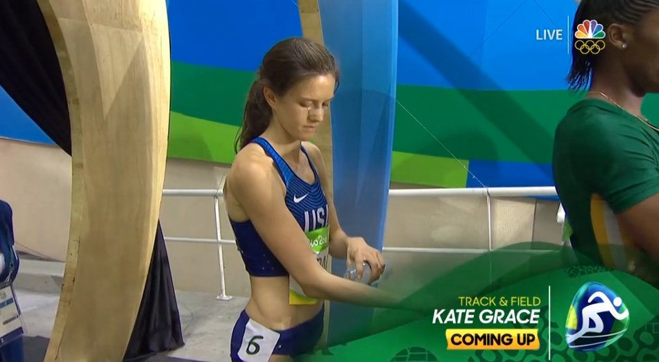 Coming up on NBC: Kate Grace runs in the 800m semifinals. Rio2016 ...