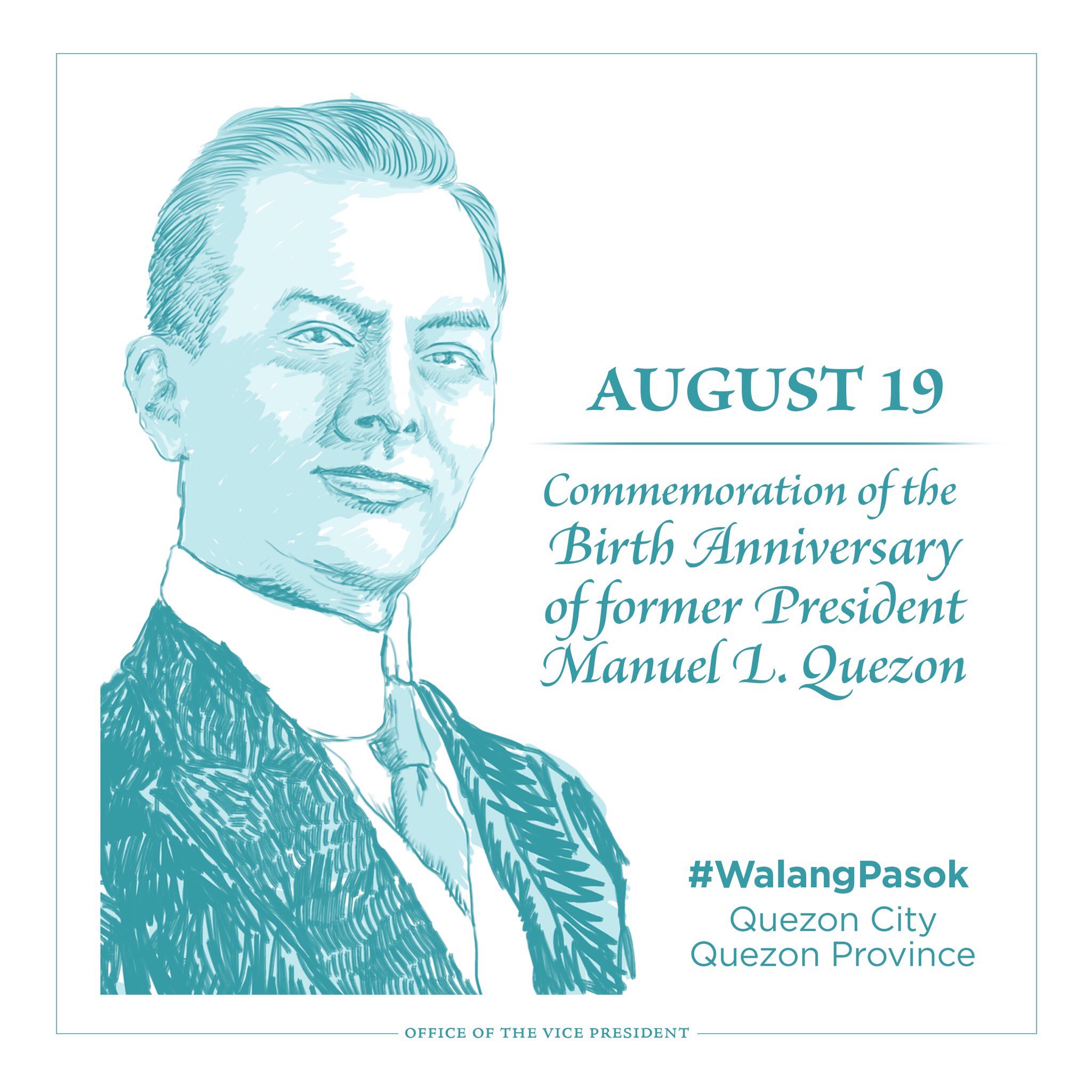 Manuel Quezon Drawing