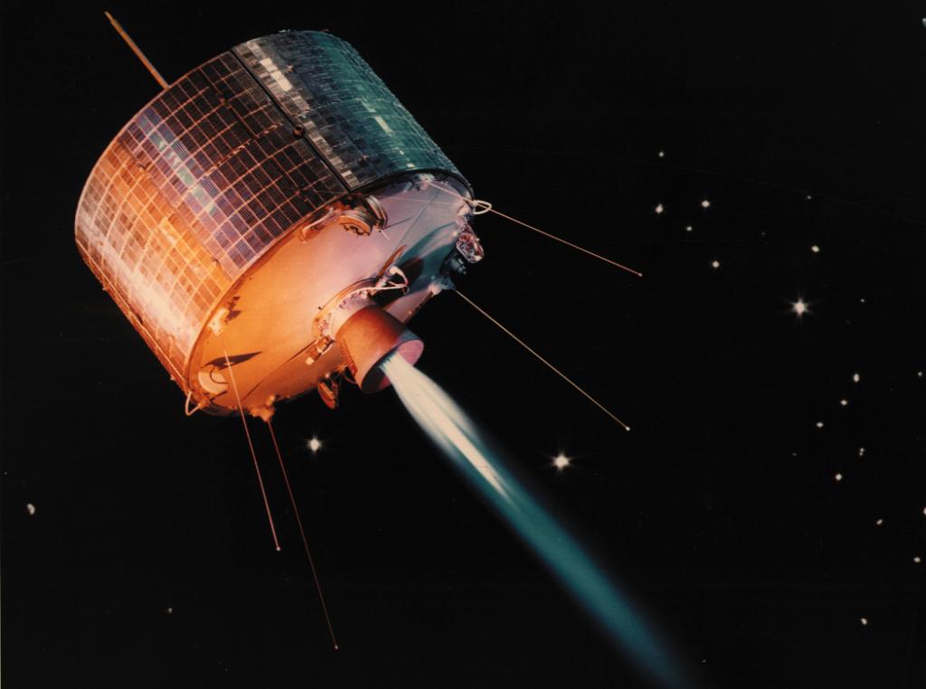 Today in 1964, the first geostationary satellite, Syncom 3, launched ...