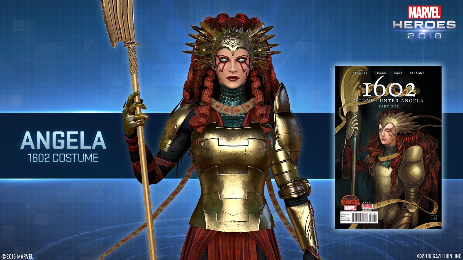 Angela Marvel Wallpaper