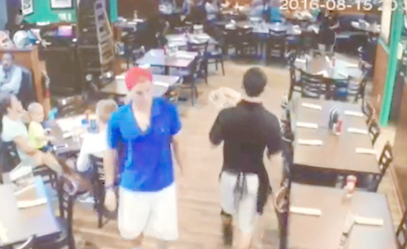 Video shows Austin Harrouff in Duffy's restaurant before brutal face ...