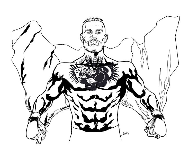Ufc Pages Coloring Pages