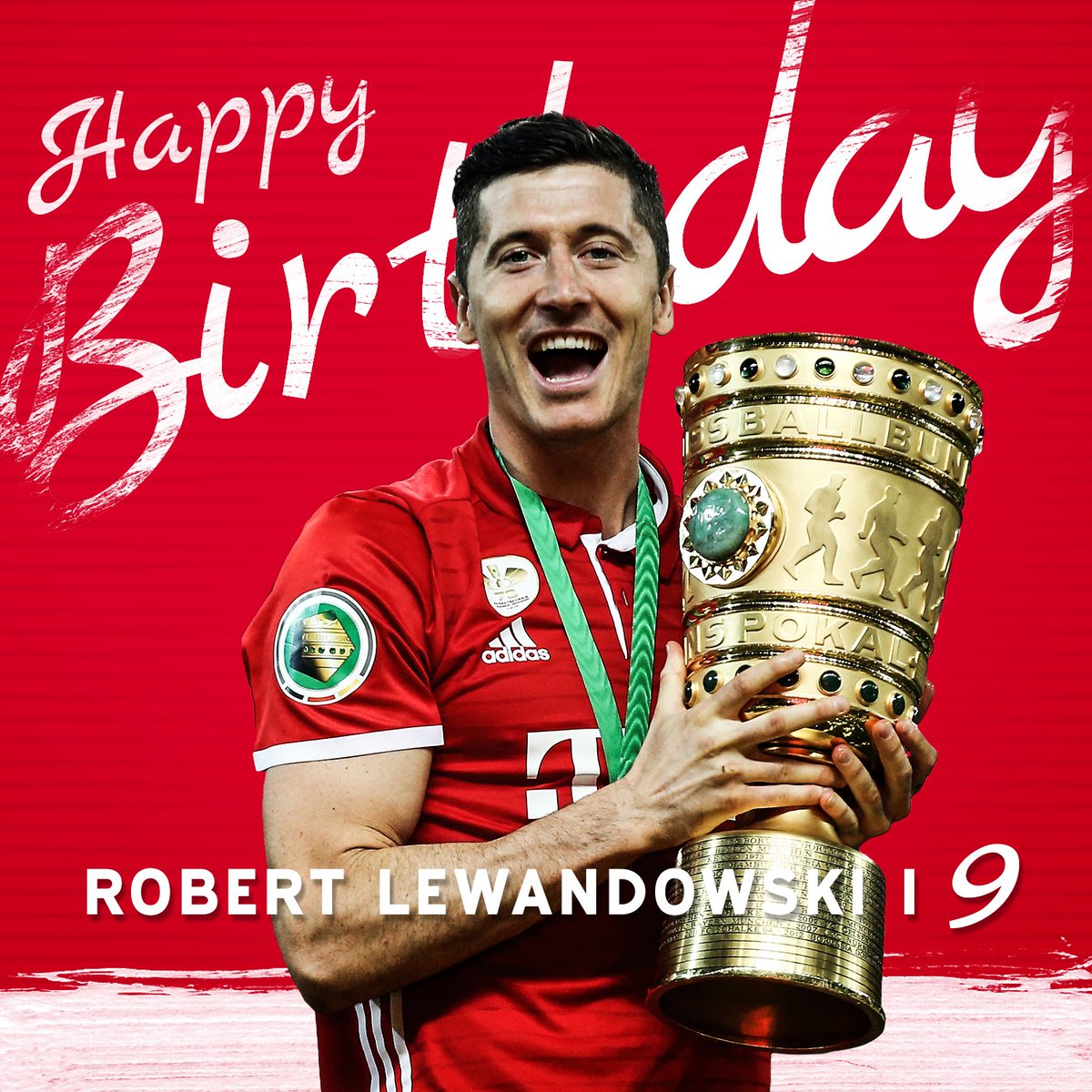 ¡Feliz 28° cumpleaños, Robert Lewandowski! ?...que reine la paz en tu ...