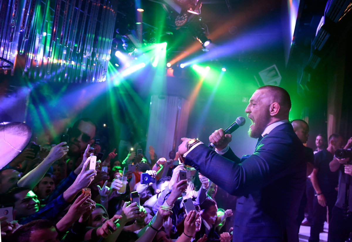 Conor McGregor celebrated his win with a raging party in Las Vegas ...