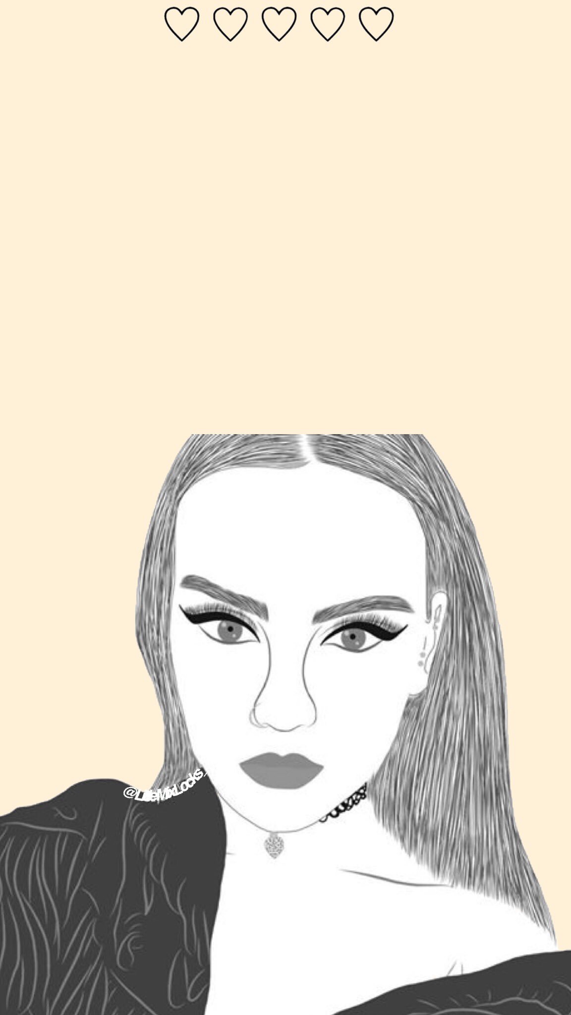 Perrie Edwards Drawing