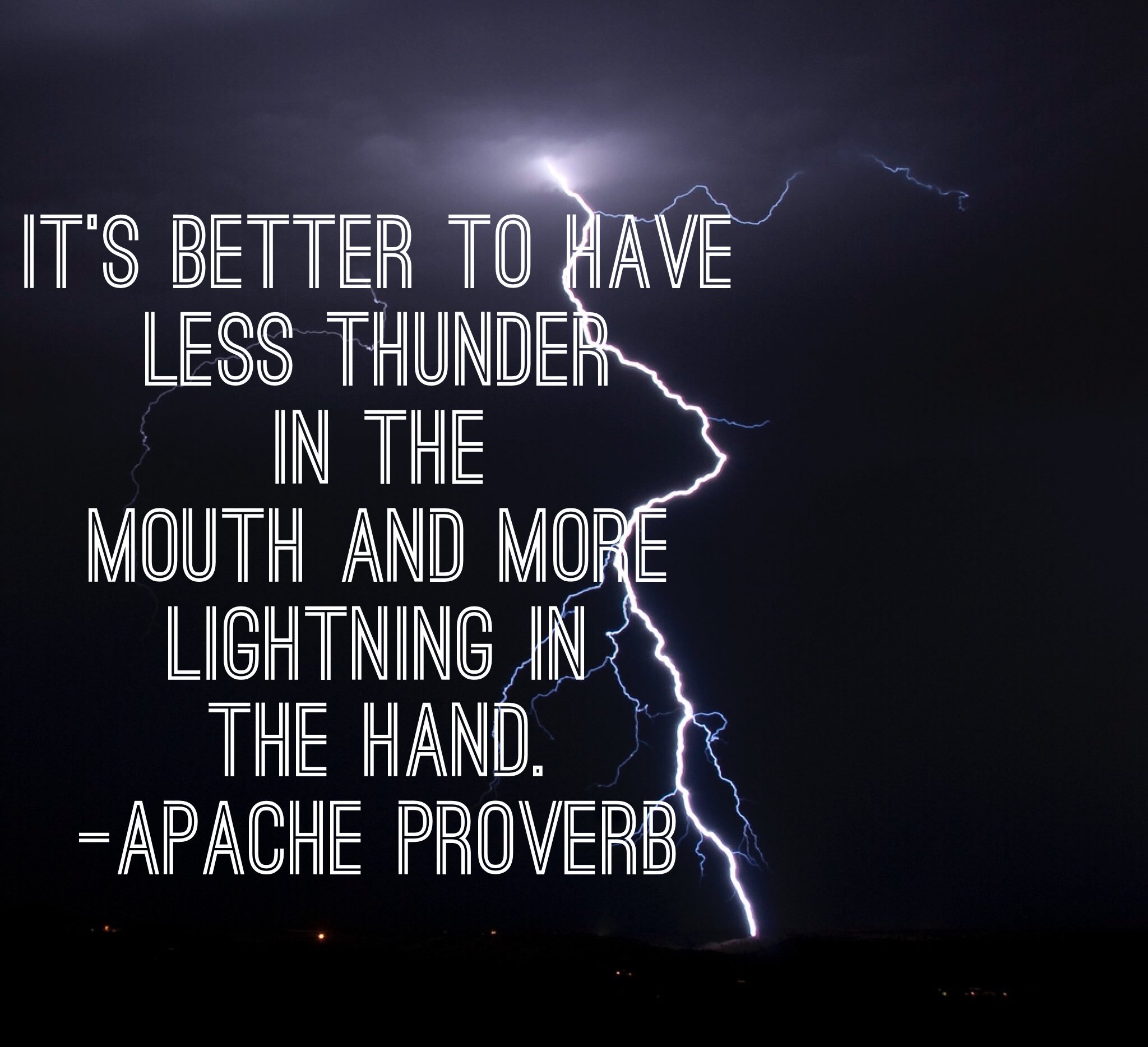 Thunder And Lightning Quotes
