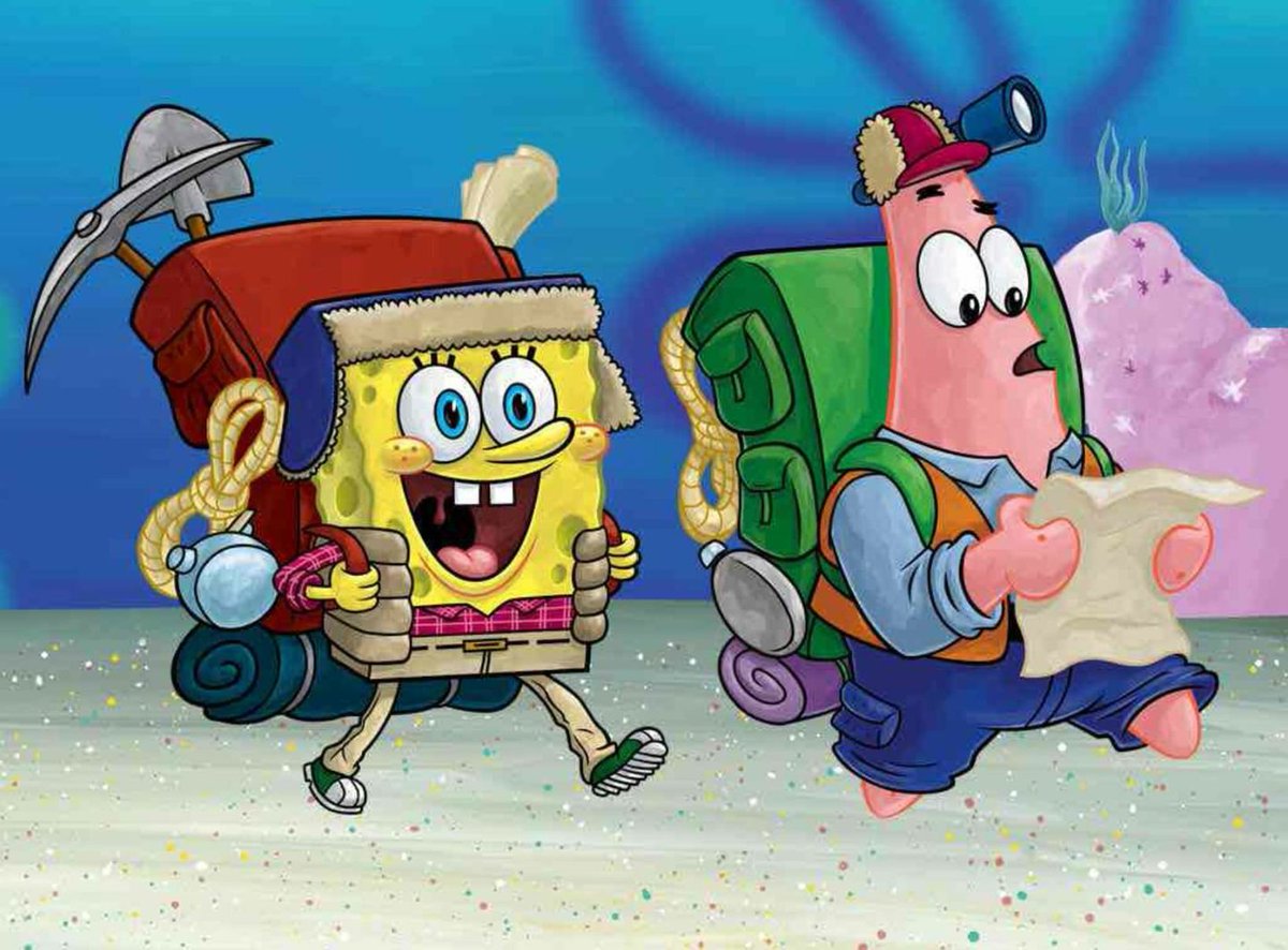 Freshman Be Like Spongebob Camping