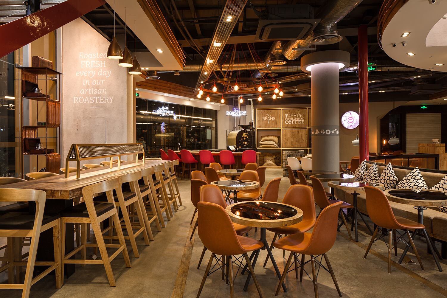 Rustic Coffee Shop Interior