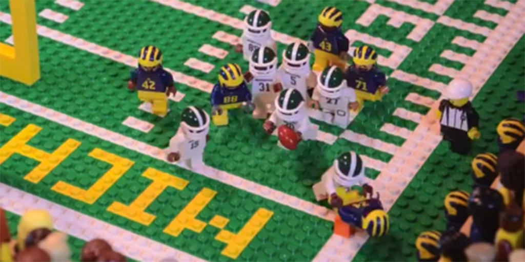 VIDEO: Michigan State's miracle punt return against Michigan recreated ...