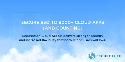 SecureAuth on Twitter: "SecureAuth unveils #IDaaS Cloud Access offering! https://t.co/hbJosrSAAB ...