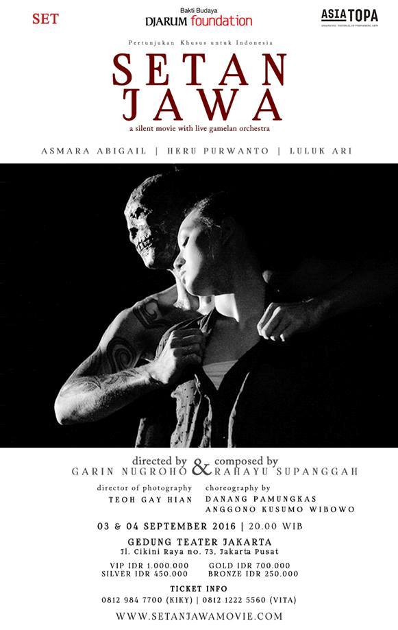 Film Setan Jawa - Garin Nugroho Rilis Sinema Bisu Hitam Putih Pertama ...