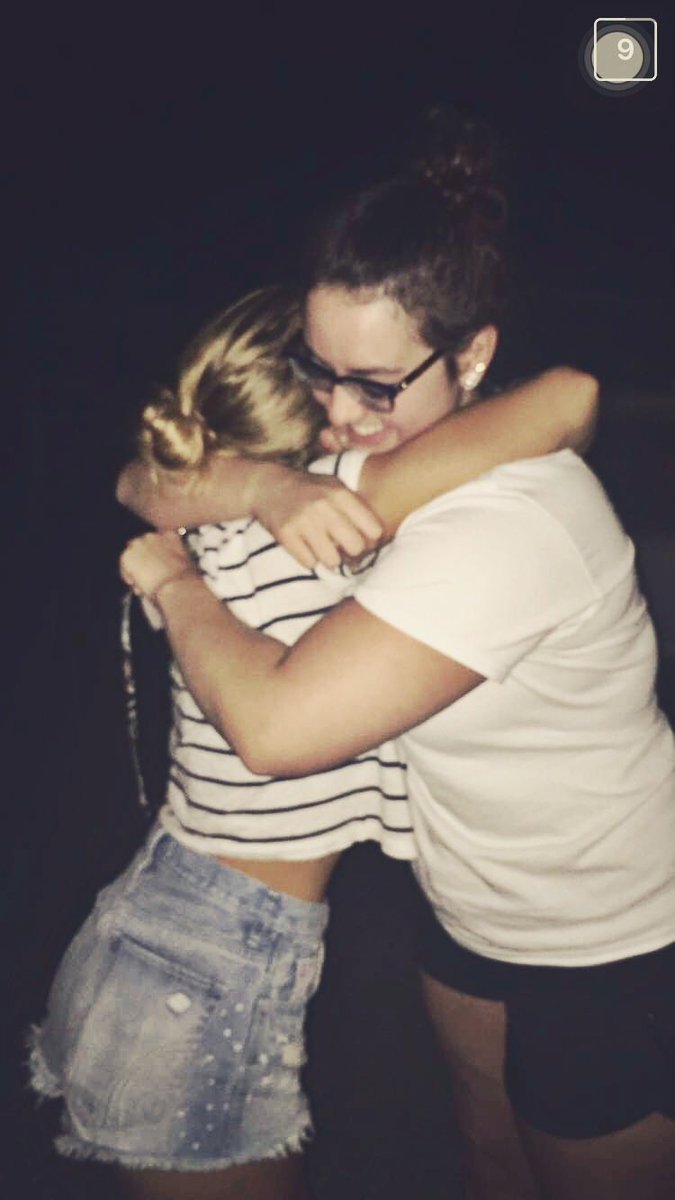 Two Sad Friends Hugging