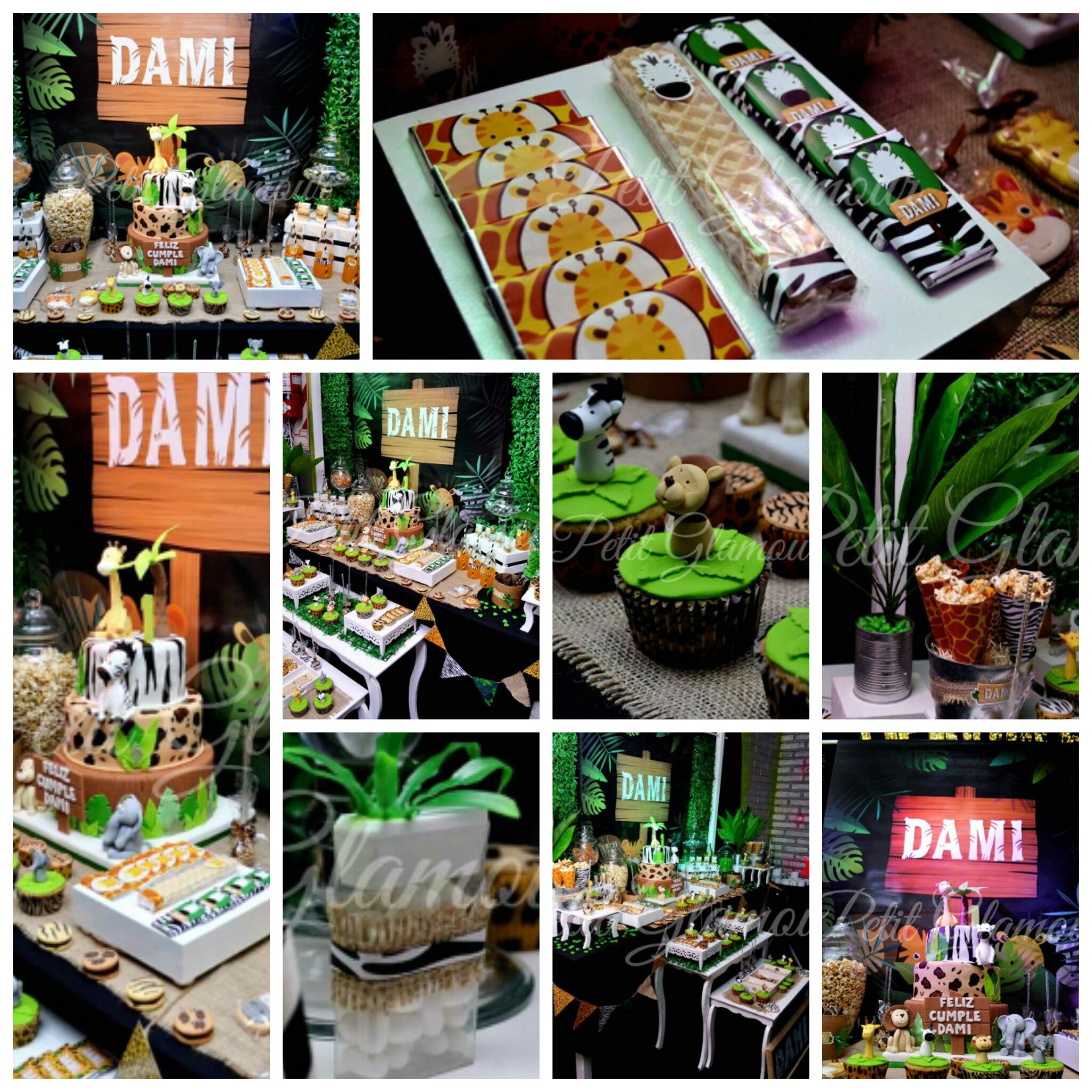 Safari Themed Candy Buffet
