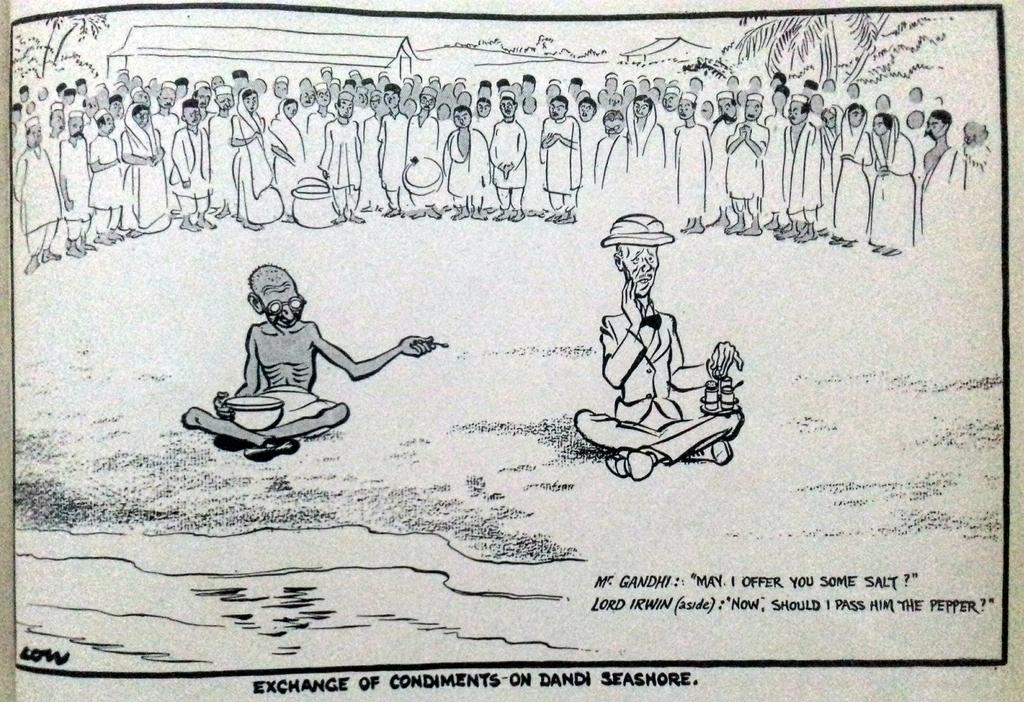 Gandhi Salt March Sketch