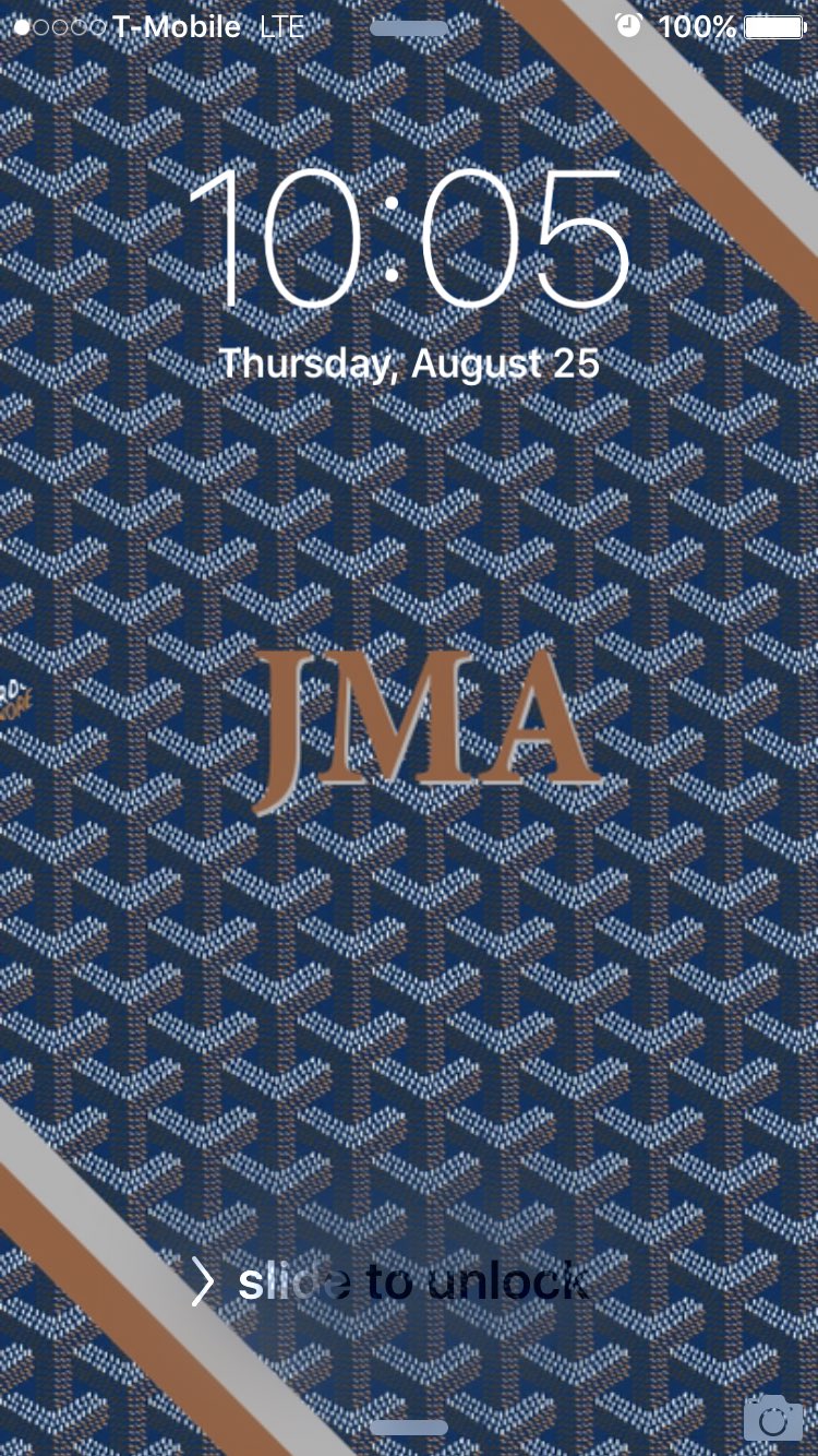 Goyard Pattern Wallpaper