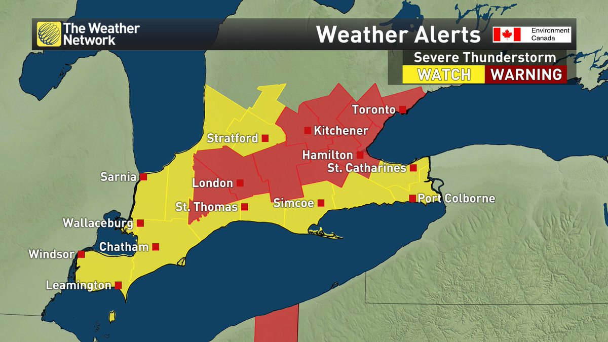 5:15pm EDT - Latest look at Severe Thunderstorm WATCHES & WARNINGS ...