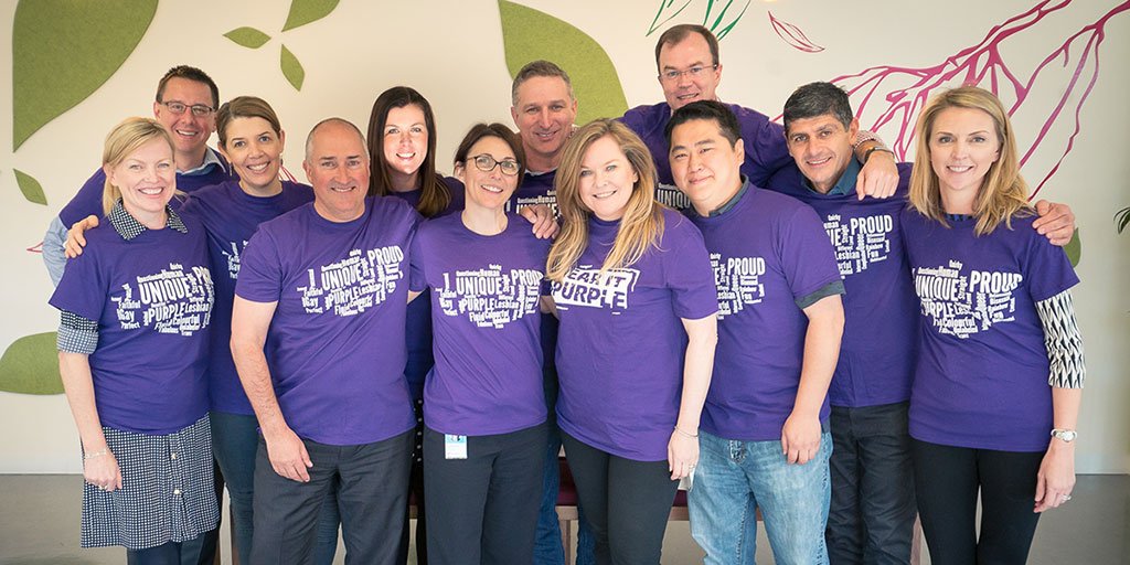 We're wearing purple in support of young LGBTIQ people: Be proud of who ...