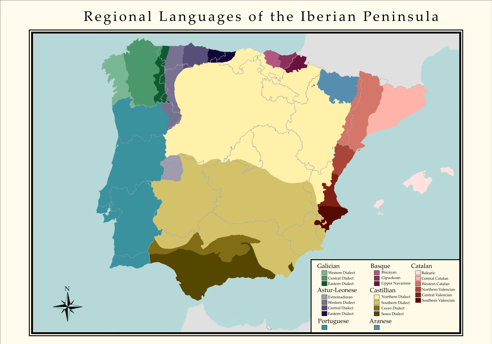 Portuguese Language Map