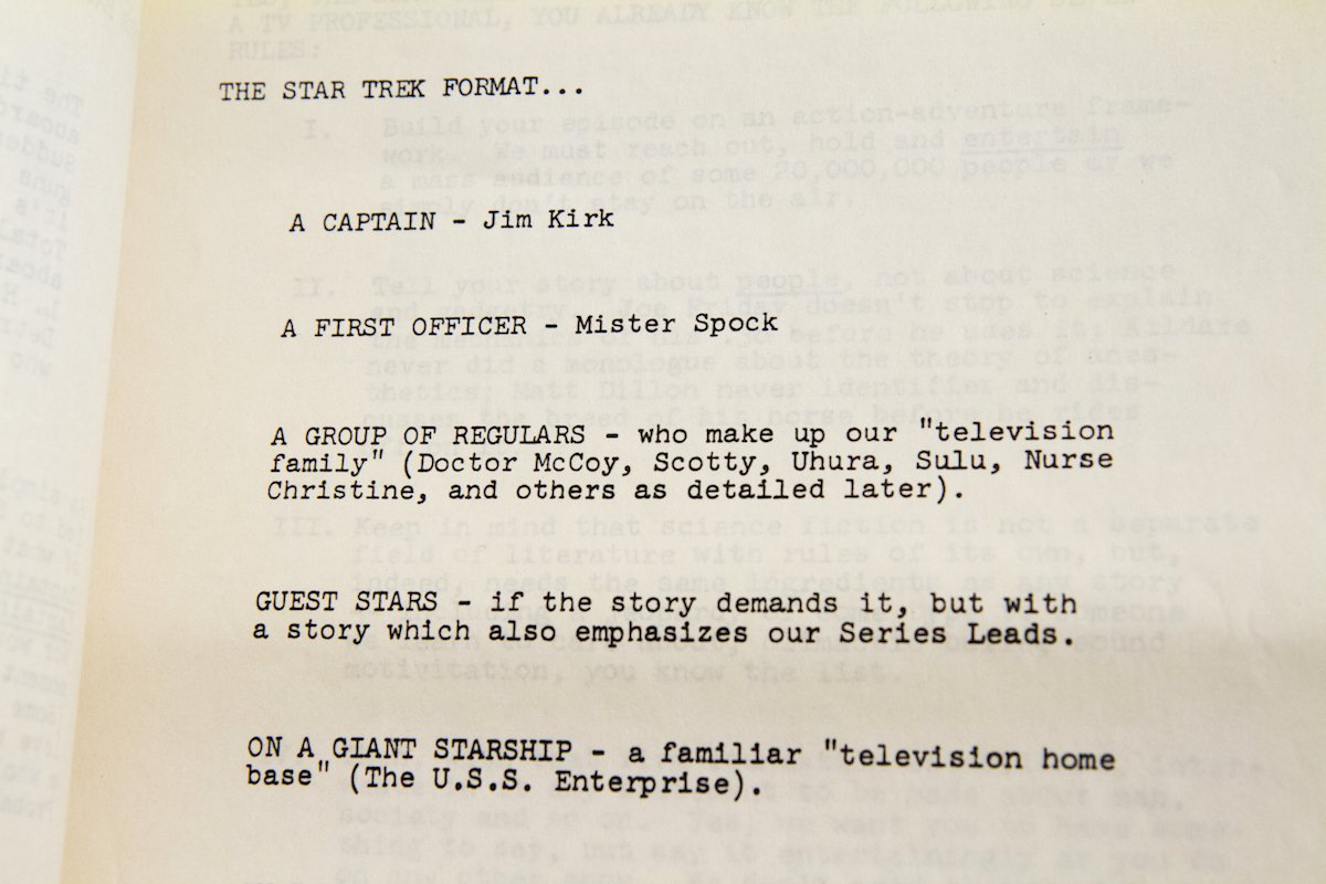 Star Trek Television Scripts