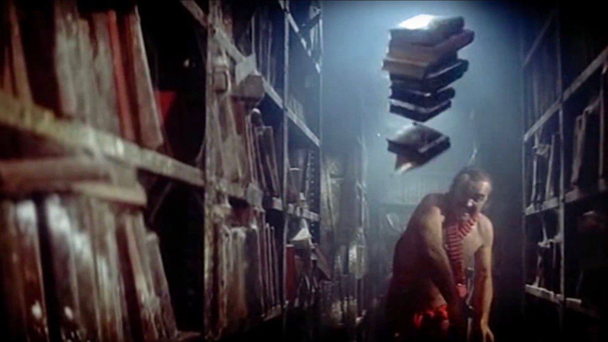 PatternVault on Twitter: "My new favourite library scene.. From John Boorman's #Zardoz (borrowed ...