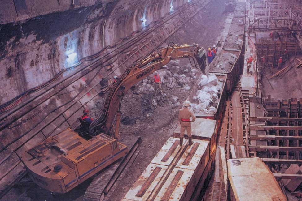 Channel Tunnel Construction