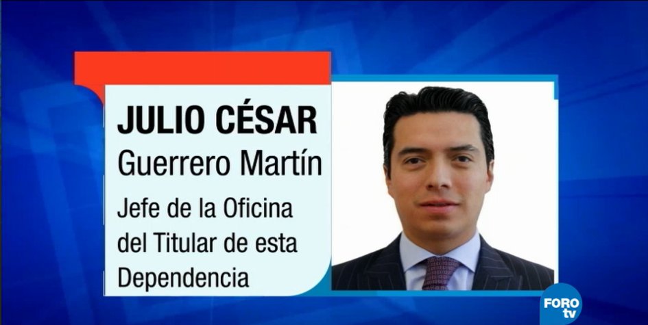 Meade nombra a Julio César Guerrero Martín Jefe de la Oficina de SHCP LasNoticias | Foro_TV ...