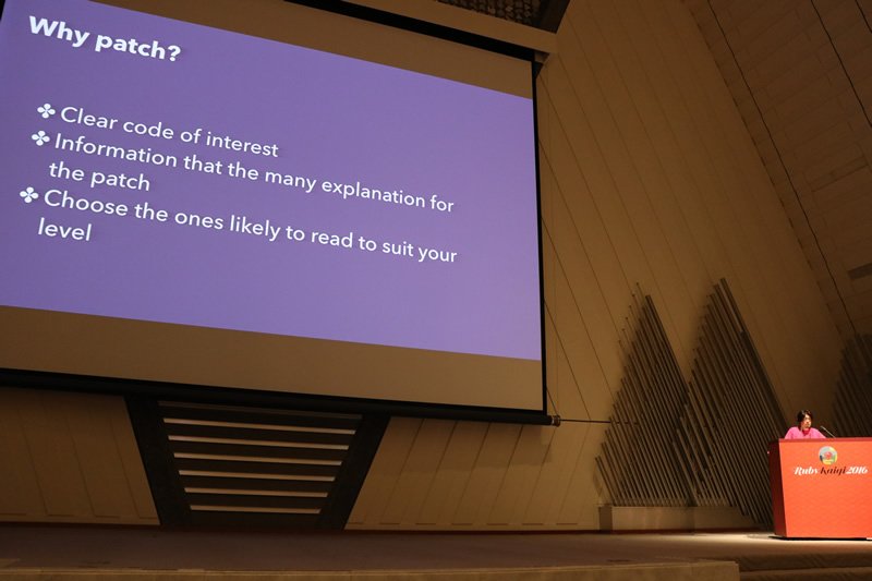 Rubyパッチからプログラミングのエッセンスを学ぶということ #RubyKaigi #RubyKaigiA (2ページ目) - Togetter