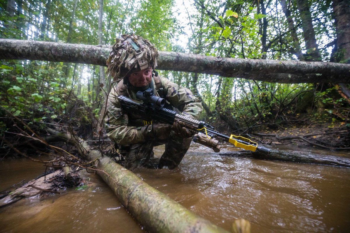 Soldiers of 3 PWRR ‘The Tigers’ are tested on exercise working ...
