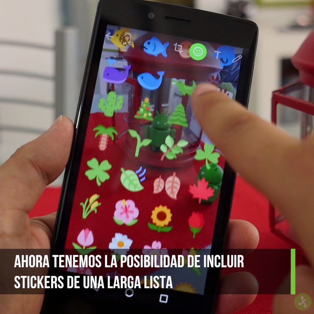 Y así es cómo puedes mandar stickers y dibujar sobre fotos antes de ...