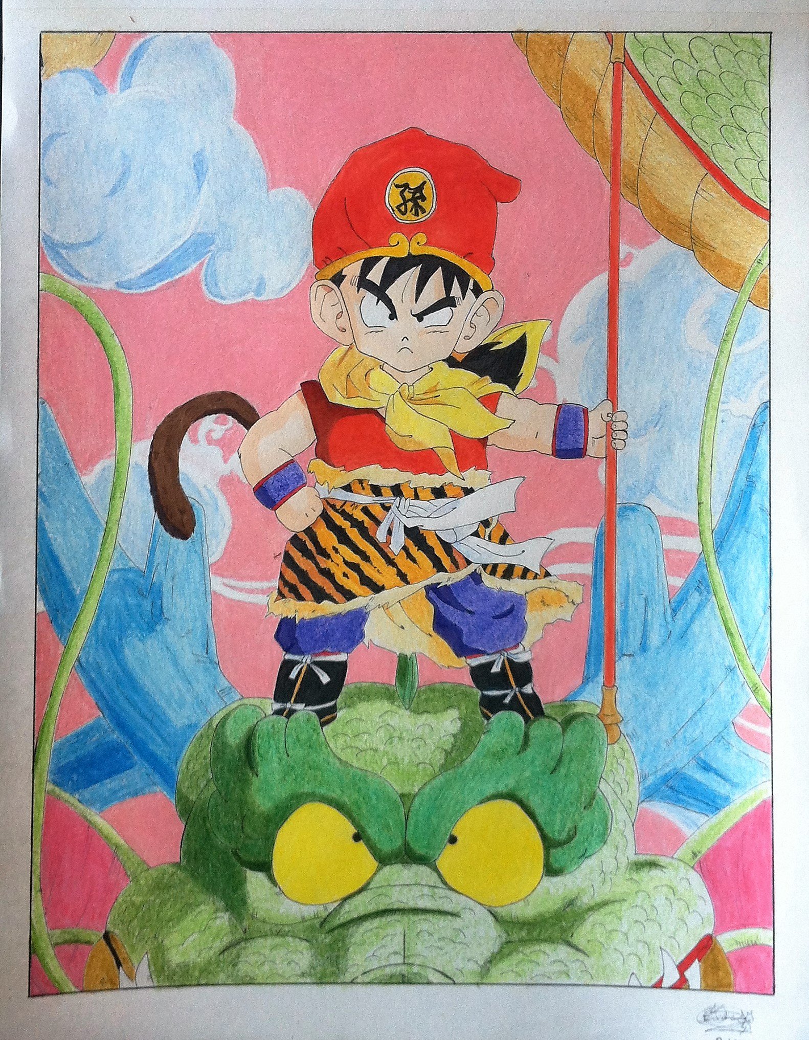 How To Draw Dragon Ball Z Kid Gohan