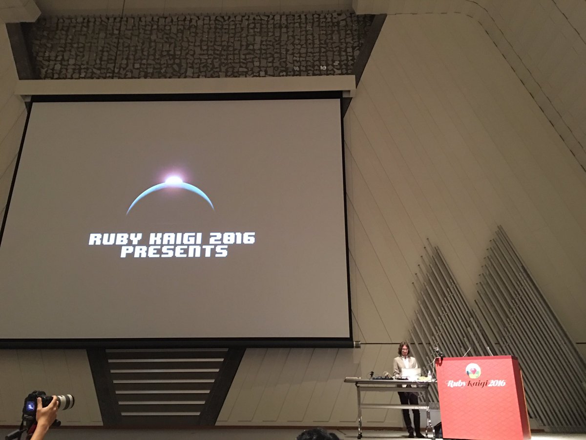 ソートの音を聴け！ メインホールがライブ会場に Rubyでシンセサイザーデモ #RubyKaigi #RubyKaigiA - Togetter [トゥギャッター]