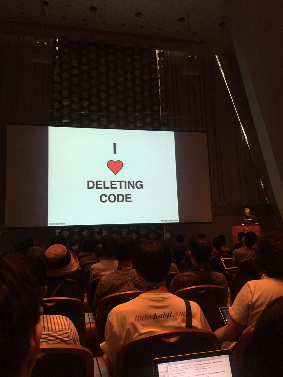 パーサを駆使して未使用コードをガンガン削除！ 削除駆動開発（DDD）徹底入門 #RubyKaigi #RubyKaigiB (2ページ目) - Togetter
