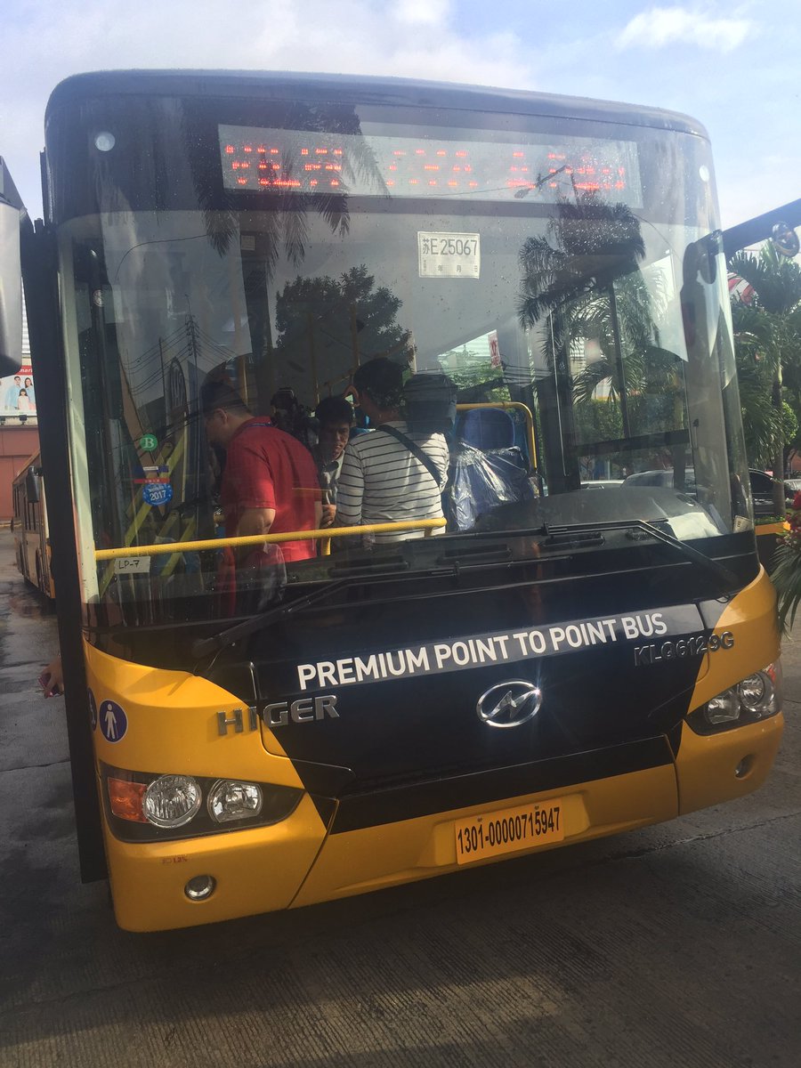 DOTr opens sixth Premium Point to Point (P2P) Bus Service route from ...