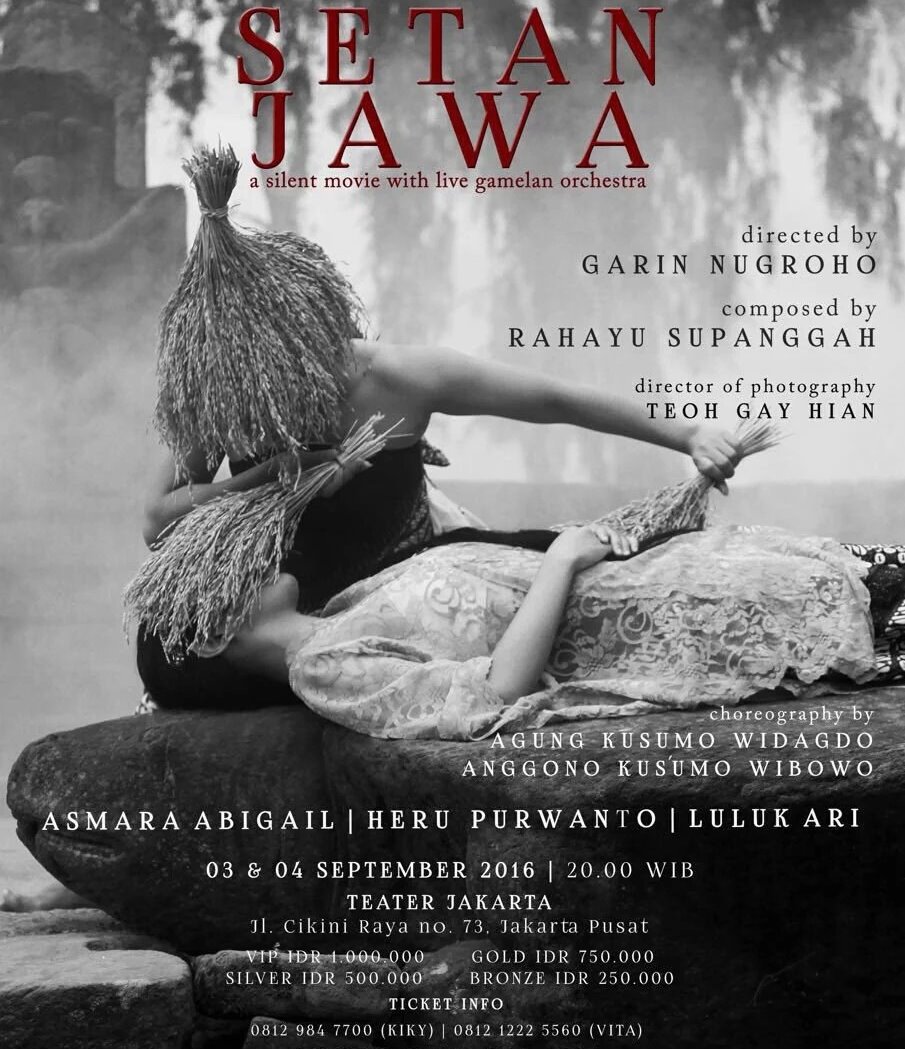 Film Setan Jawa - Garin Nugroho Rilis Sinema Bisu Hitam Putih Pertama ...