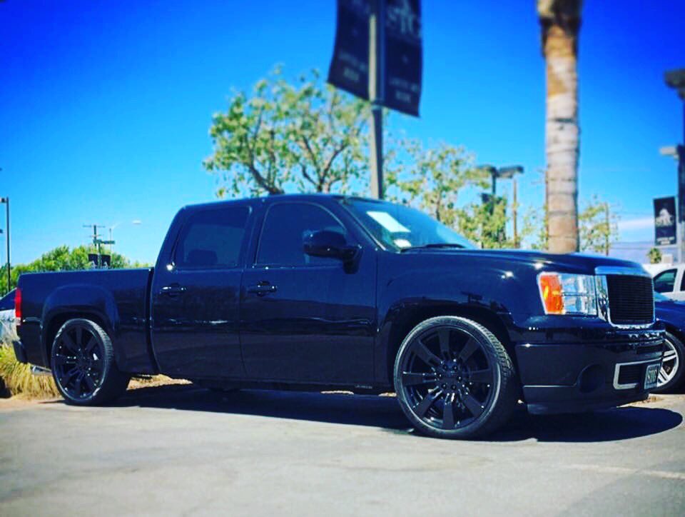 Dropped 2011 Gmc Sierra Black