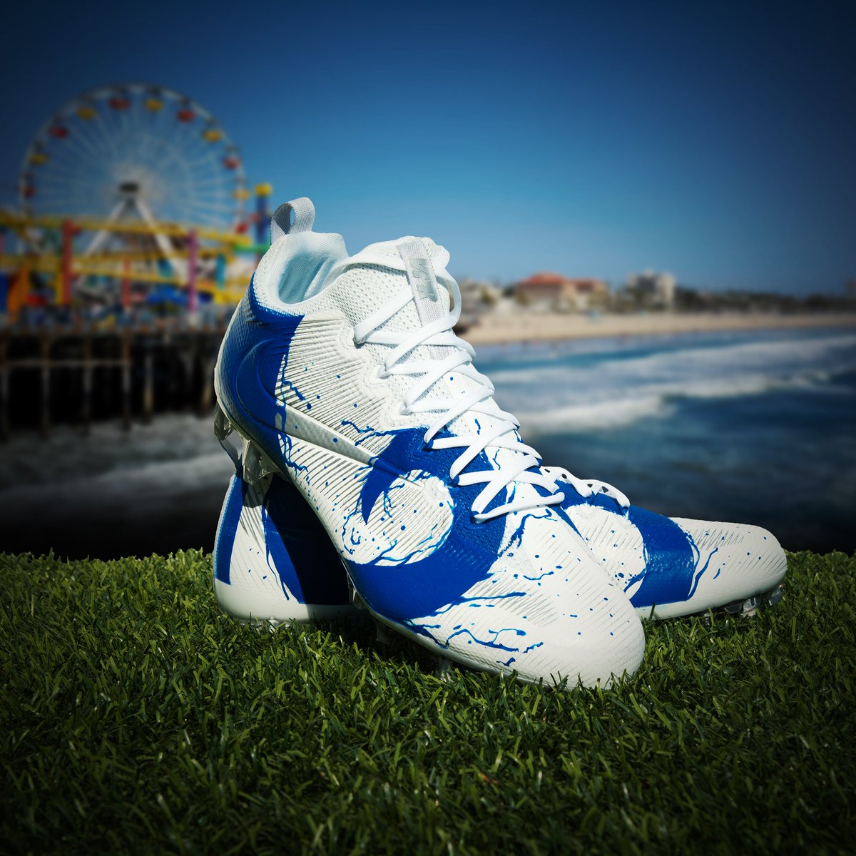 Ravens WR Steve smith custom cleats for Sunday : r/nfl