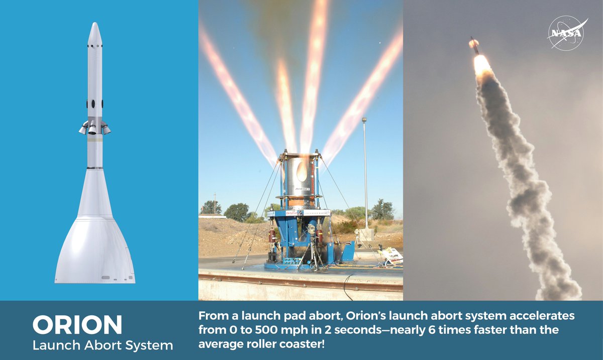 Today's Orion Launch Abort System jettison motor test AerojetRdyne ...