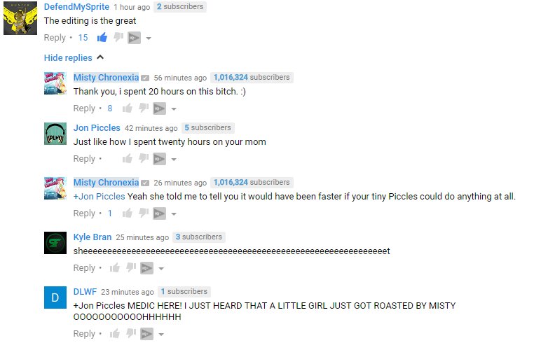 Misty/Chronexia on Twitter: "Oh Son... you wanna play? Alright I'm game. Please someone call the ...