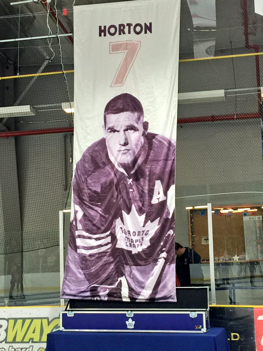 Tim Horton's banner as it now hangs in Cochrane's Tim Hortons Events ...