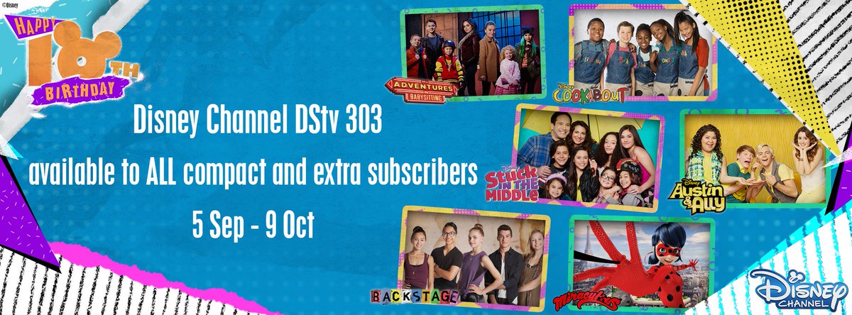 Days: 3 Days to go until Disney Channel ch303 opens to DStv Compact
