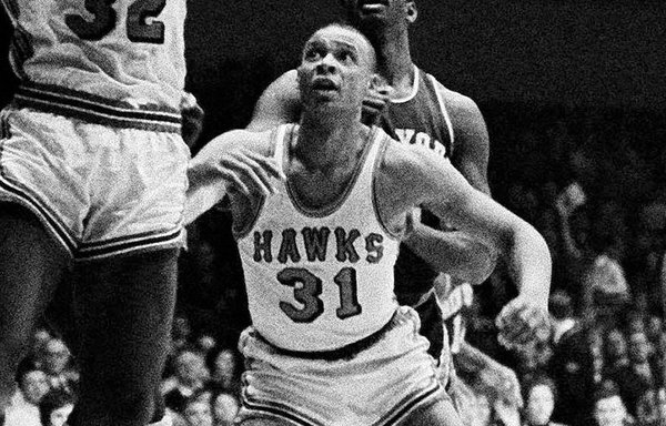 Wilt Chamberlain swishes four 3-point range hook shots in a row | Page ...