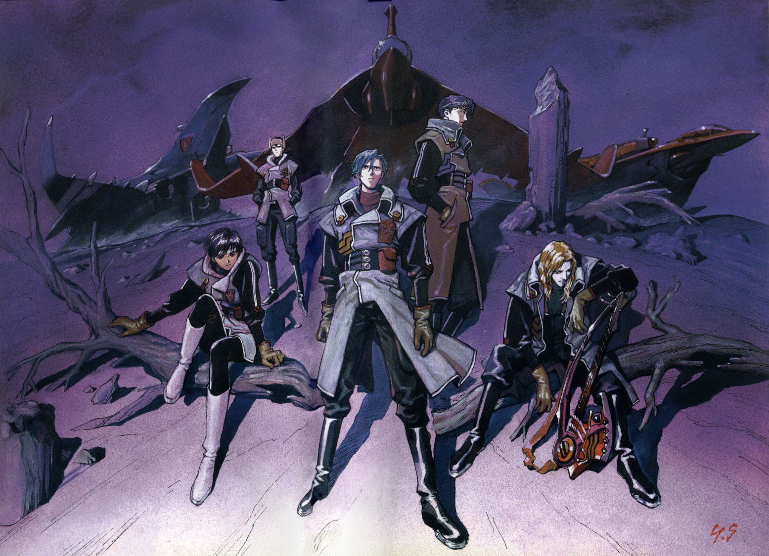 Todd DuBois on Twitter: "90s-era (I think) character art from Gainax's Blue Uru / Uru in Blue ...