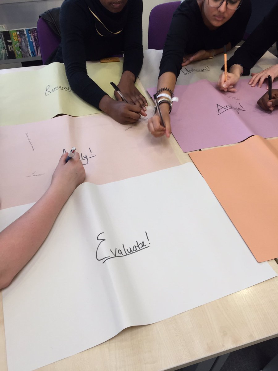 Year 13s discussing key study skills terminology – what do they ...