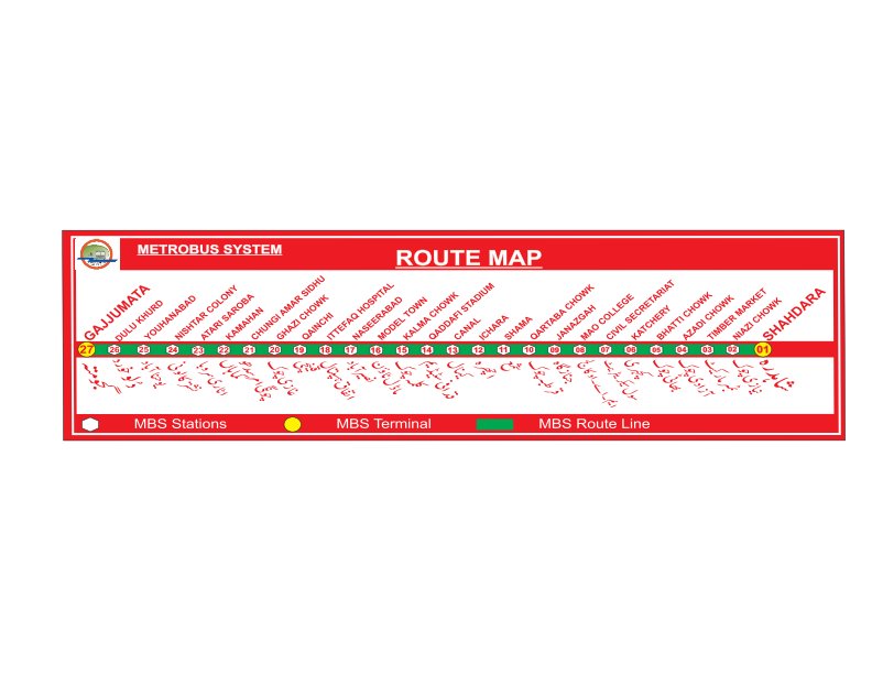 Lahore Metro Bus Map Speedo Bus Routes In Lahore (Updated 2023)