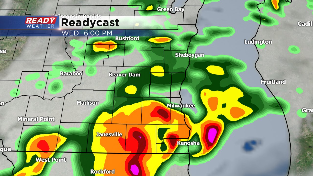 More Rain and Storms Wednesday Bring Flood Potential