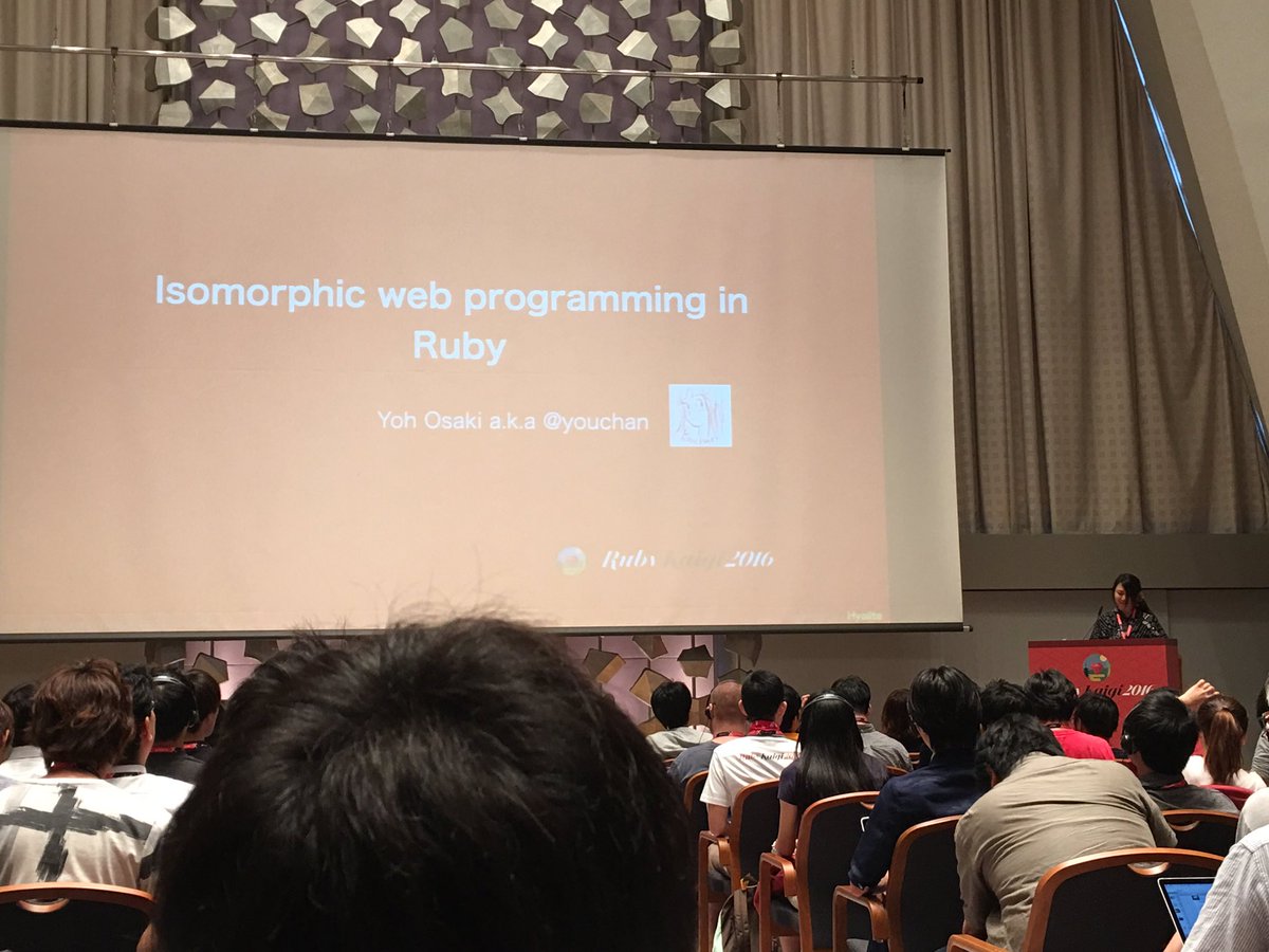 このライブコーディングがすごい！ RubyでIsomorphic Webプログラミングを実現する Menilite 紹介 #RubyKaigi #RubyKaigiB - Togetter ...
